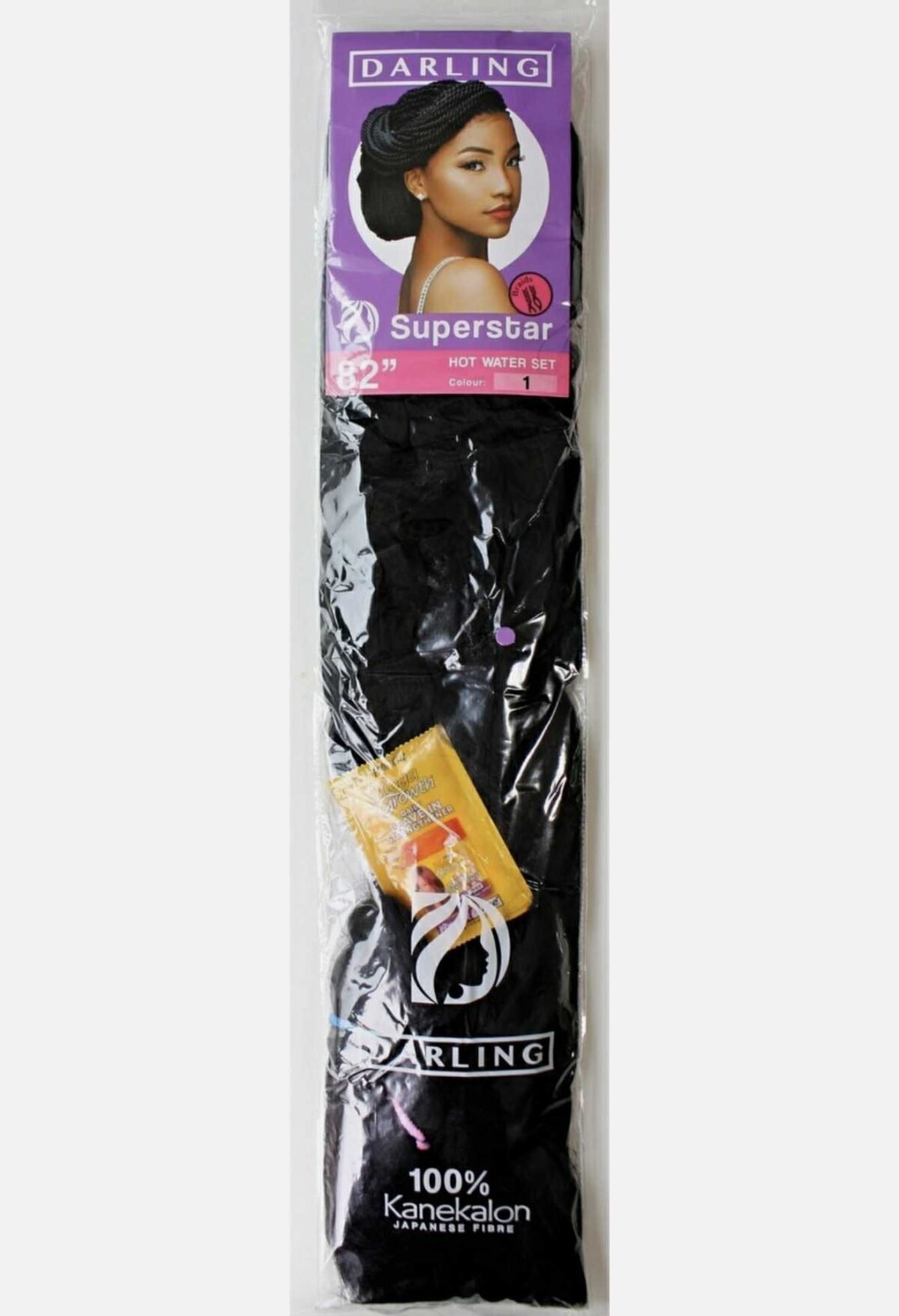 Darling Superstar Black #1 (ΓΙΓΑΣ ΠΑΚΕΤΟ: 2 προιόντα σε 1) 230g 82εκ ...